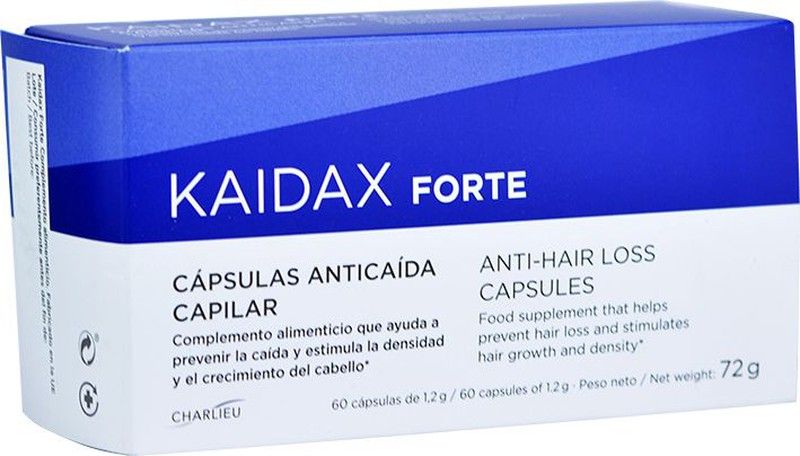 Kaidax Anticaida Forte 60 Capsulas 179182 capilar Calcio, Zinc, Selenio ...